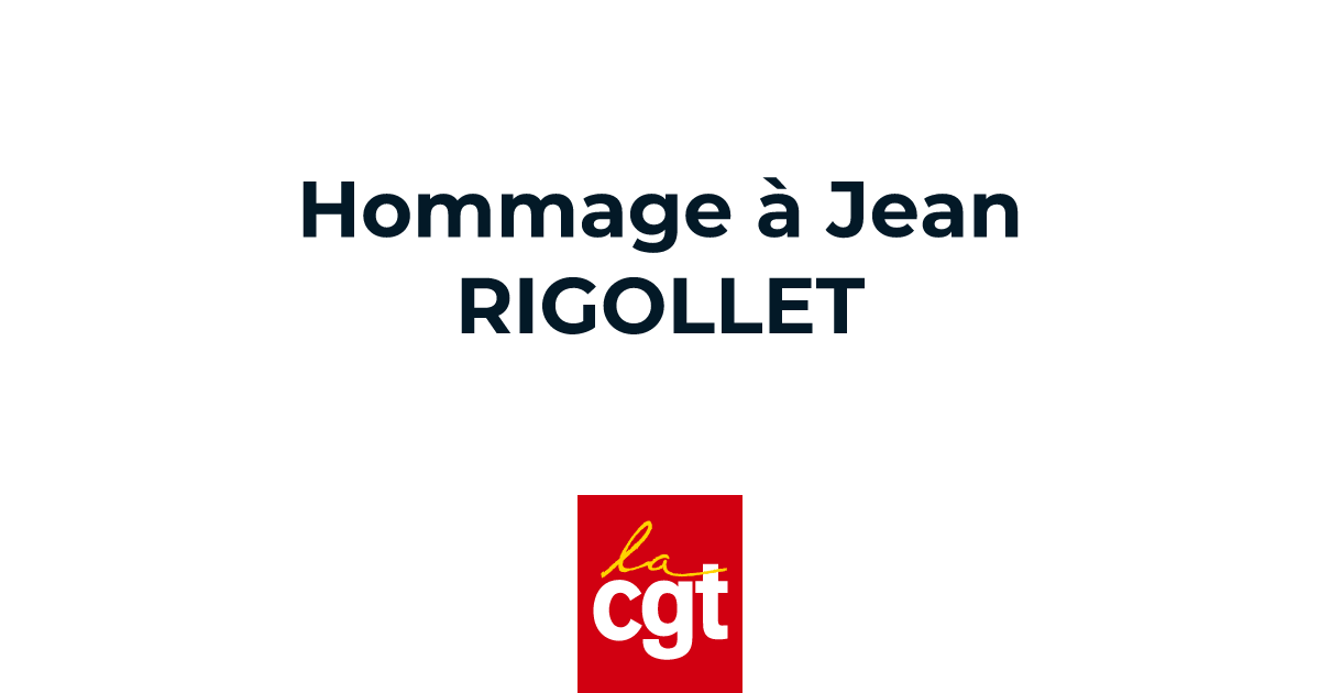 Hommage à Jean RIGOLLET
